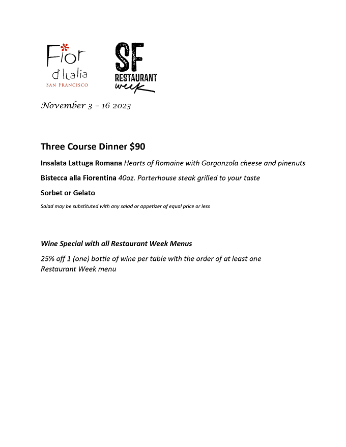 San Francisco Restaurant Week 2023: Menus, Dates