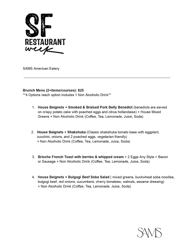 San Francisco Restaurant Week 2023: Menus, Dates