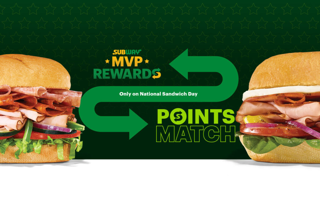 Subway Invites You To 'Refresh' Your Restaurant Loyalty By Matching Up ...