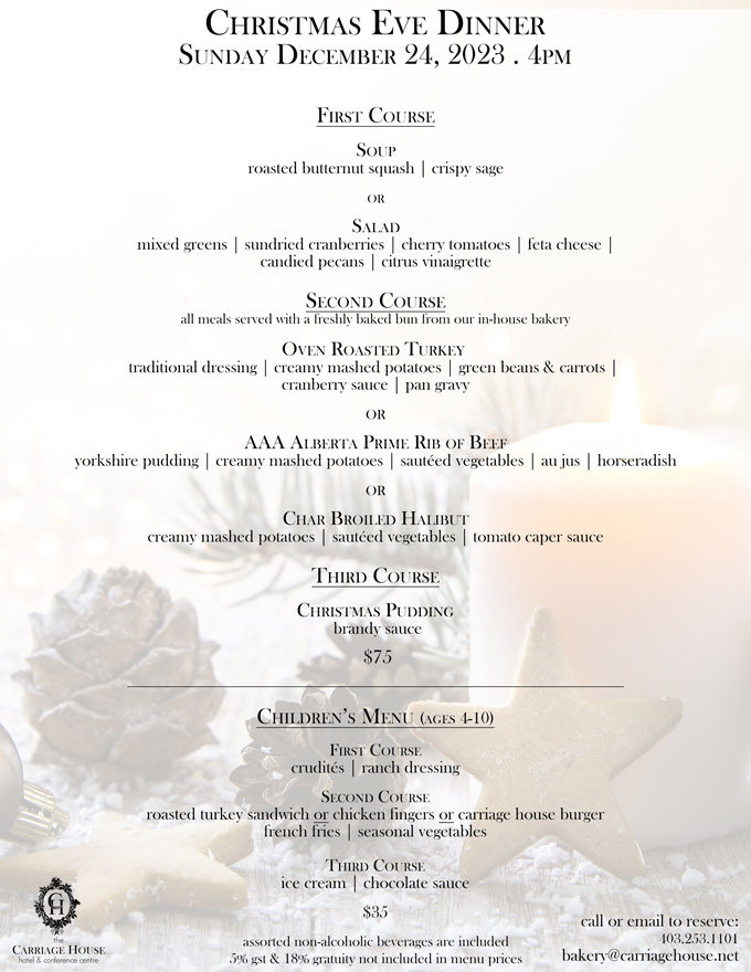 Christmas Calgary 2023: Dinner, Turkey to Go, Restaurants