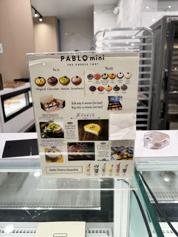 Pablo Cheese Tart Bakery & Cafe in Vancouver BC - Foodgressing