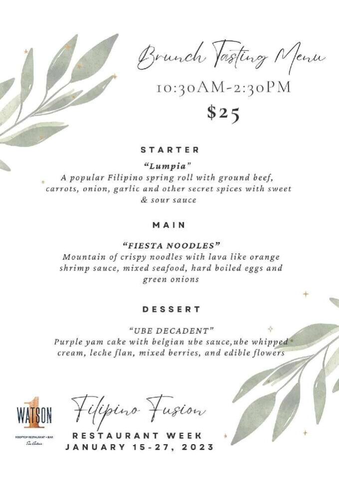 San Antonio Culinaria Restaurant Weeks 2024 Winter - Foodgressing