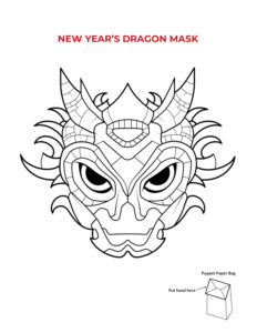 Chinese New Year Printables Free: Colouring Pages, Word Search, Bingo