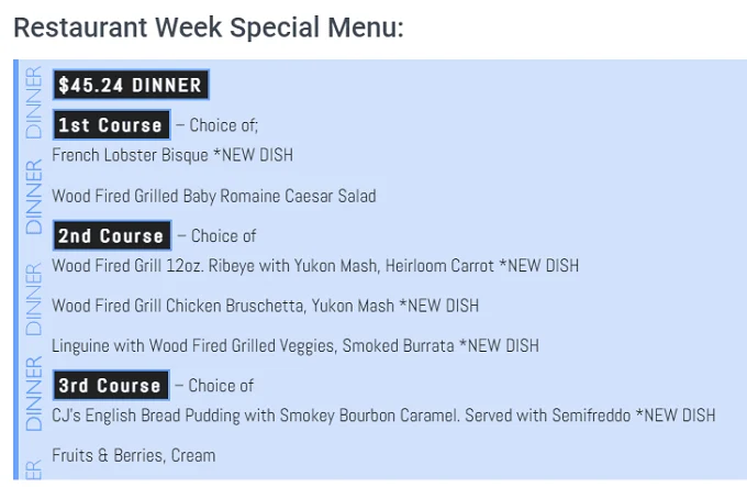 Pittsburgh Restaurant Week Winter 2024: Menus, Dates - Foodgressing