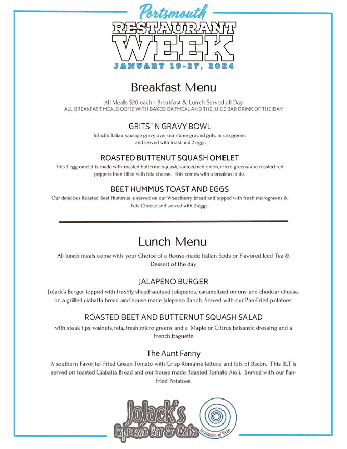 Portsmouth Restaurant Week 2024: Menus, Dates - Foodgressing