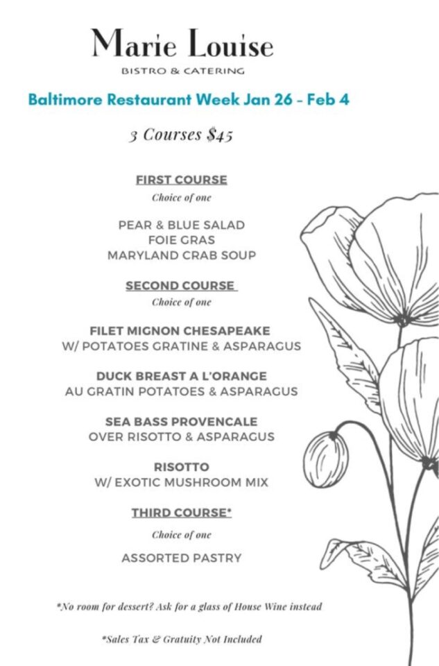Baltimore Restaurant Week 2024: Menus, Dates - Foodgressing