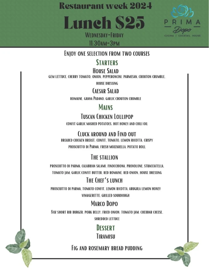 Baltimore Restaurant Week 2024: Menus, Dates - Foodgressing