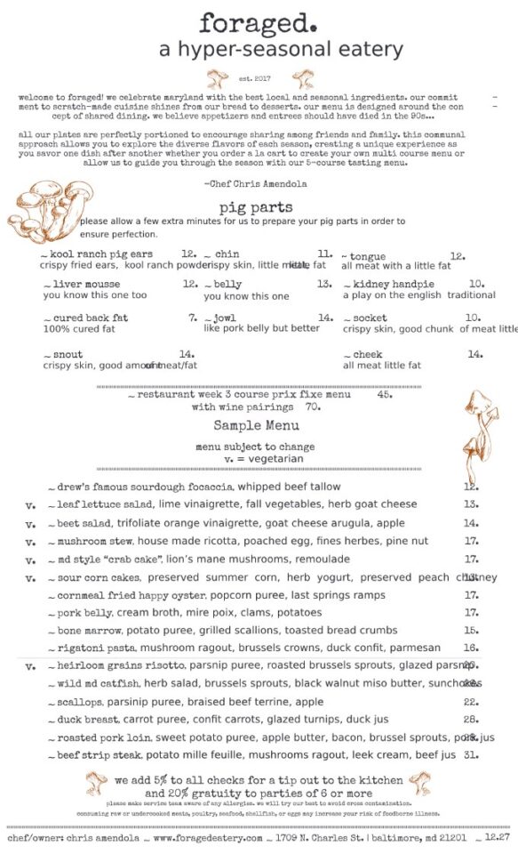 Baltimore Restaurant Week 2024: Menus, Dates - Foodgressing