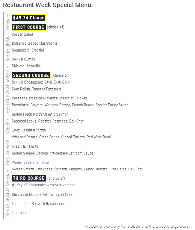 Pittsburgh Restaurant Week Winter 2024: Menus, Dates - Foodgressing