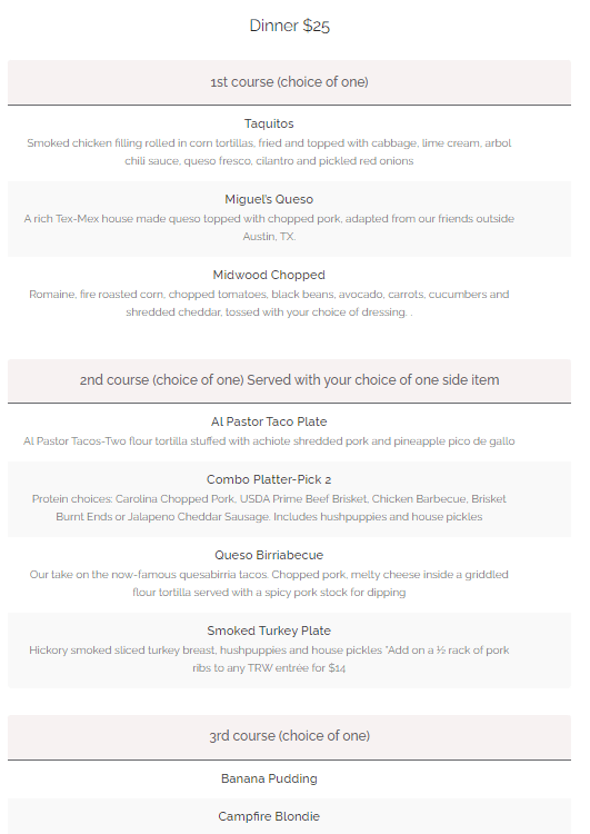 Triangle Restaurant Week 2024: Menus, Dates - Foodgressing