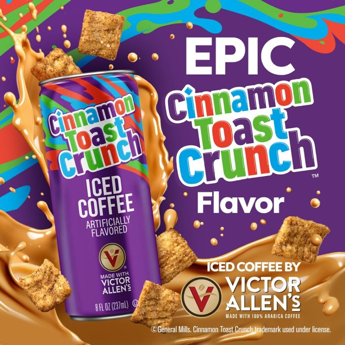NEW Victor Allen's Cinnamon Toast Crunch Flavored Iced Coffee