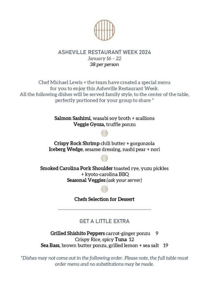 Asheville Restaurant Week 2024 NC: Menus, Dates - Foodgressing