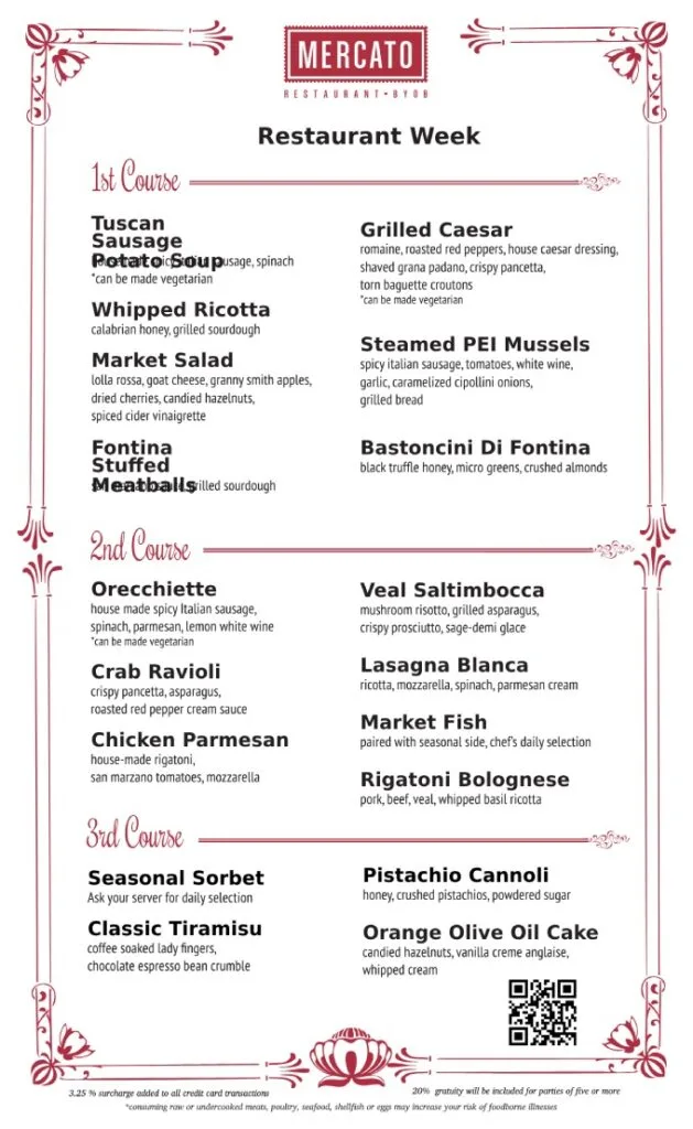 Center City District Restaurant Week 2024: Menus, Dates - Foodgressing