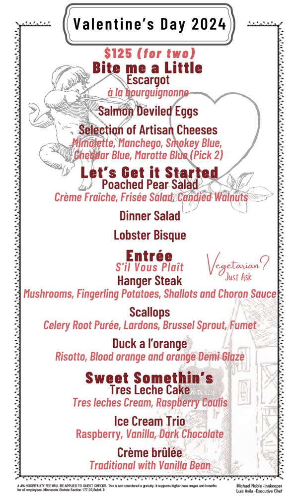 Valentine's Day Minneapolis - St. Paul 2024 Restaurant, Hotel, Dinner ...