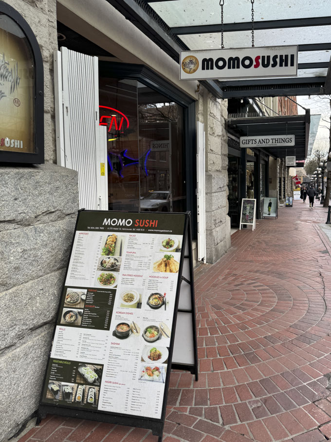 MoMo Sushi Gastown Vancouver - Solid Sushi Spot - Foodgressing