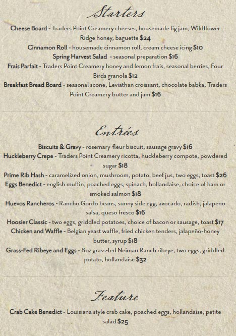 Easter Brunch Indianapolis 2024, Lunch, Dinner, Events - Foodgressing