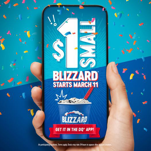 DEAL ALERT: $1 Small Blizzard Treats® at DQ Canada - Foodgressing