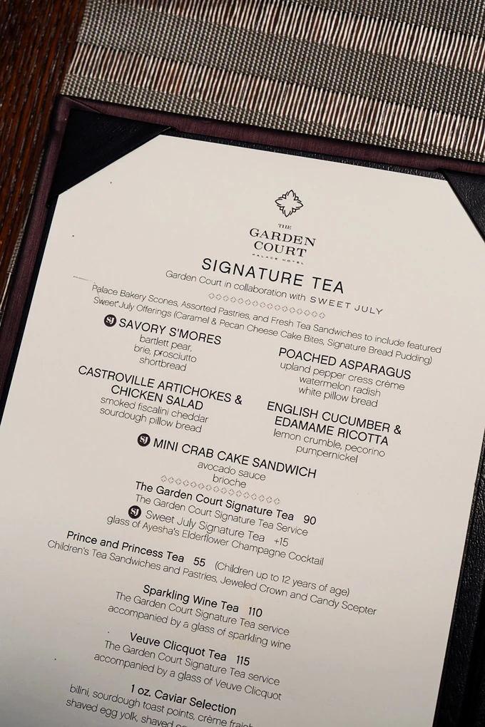 The Palace Hotel, Garden Court - Afternoon Tea in San Francisco