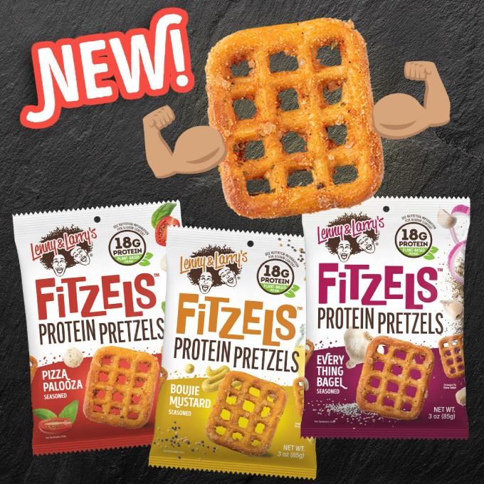 Lenny & Larry's Launches Fitzels - Protein-Packed Pretzels