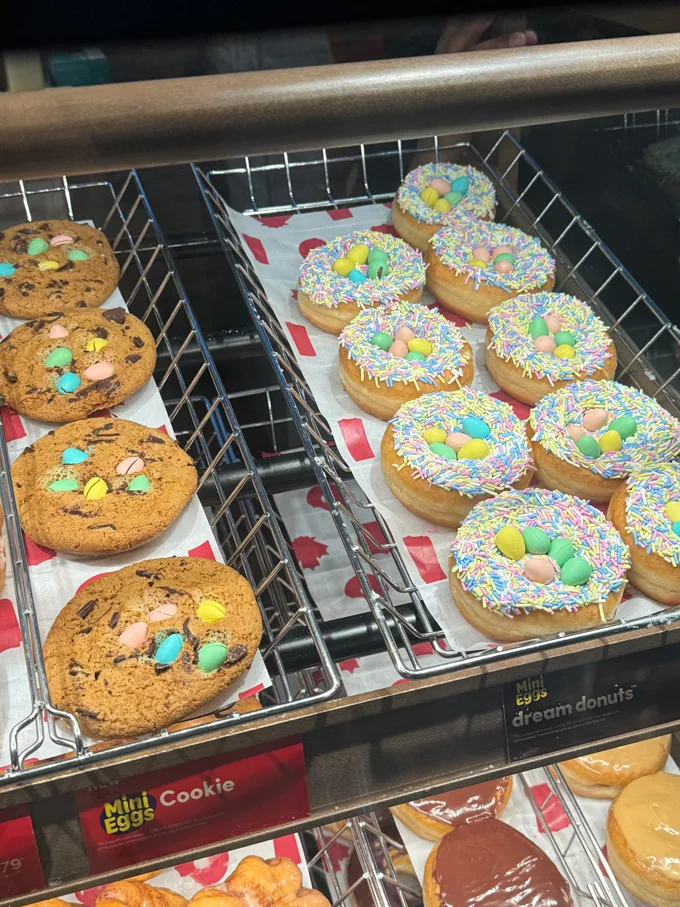 Tim Hortons CADBURY MINI EGGS Dream Donut, Cookie 2024