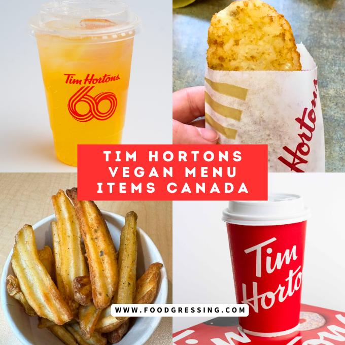 Tim Hortons Vegan Menu Items Canada - 2024 Food & Drink Guide