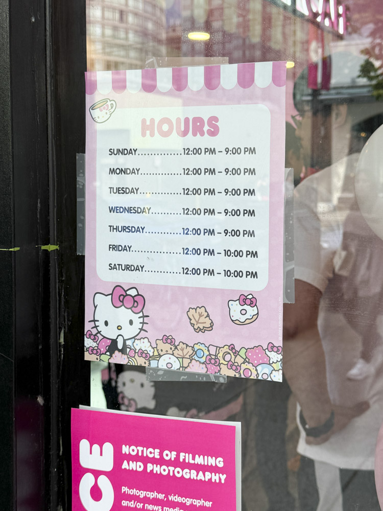 Hello Kitty Cafe Vancouver Now Open: Menu, Merchandise - Foodgressing