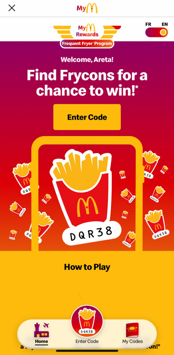 McDonald's Frequent Fryer Program: McShaker Frycons, Prizes