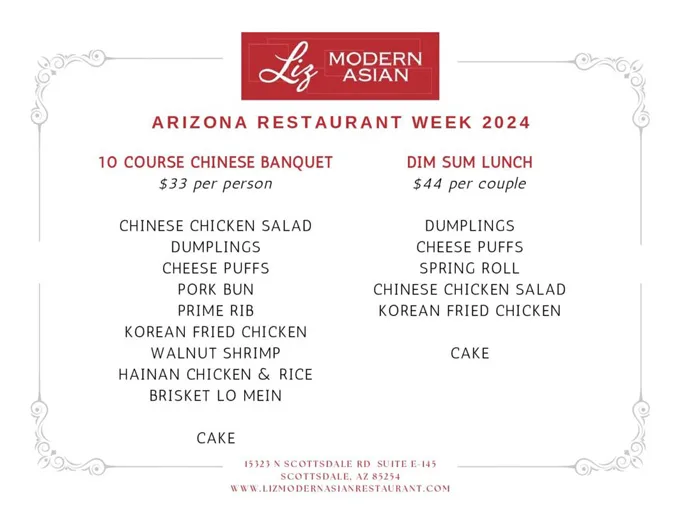 Arizona Restaurant Week 2024 May: Menus, Dates - Foodgressing