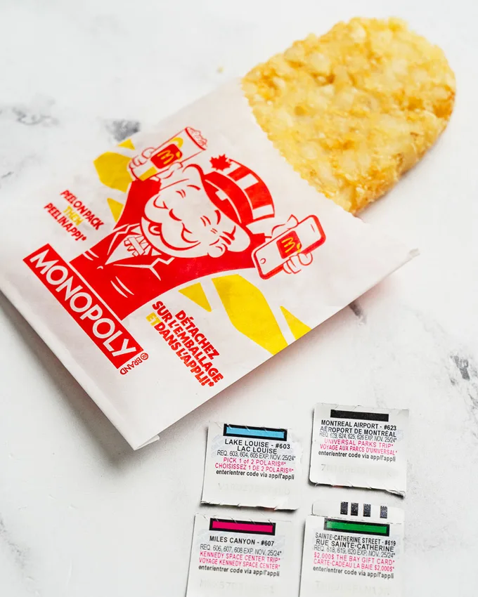 McDonald's Monopoly Canada 2024: Prizes, Game Pieces, Rules