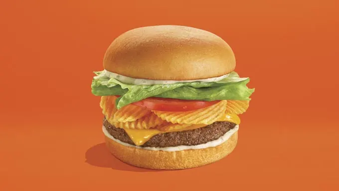 A&W Canada NEW Ruffles Crunch Teen Burger - Foodgressing