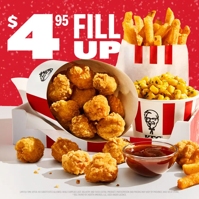 KFC Canada’s Festive Menu Brings Holiday Cheer - Foodgressing