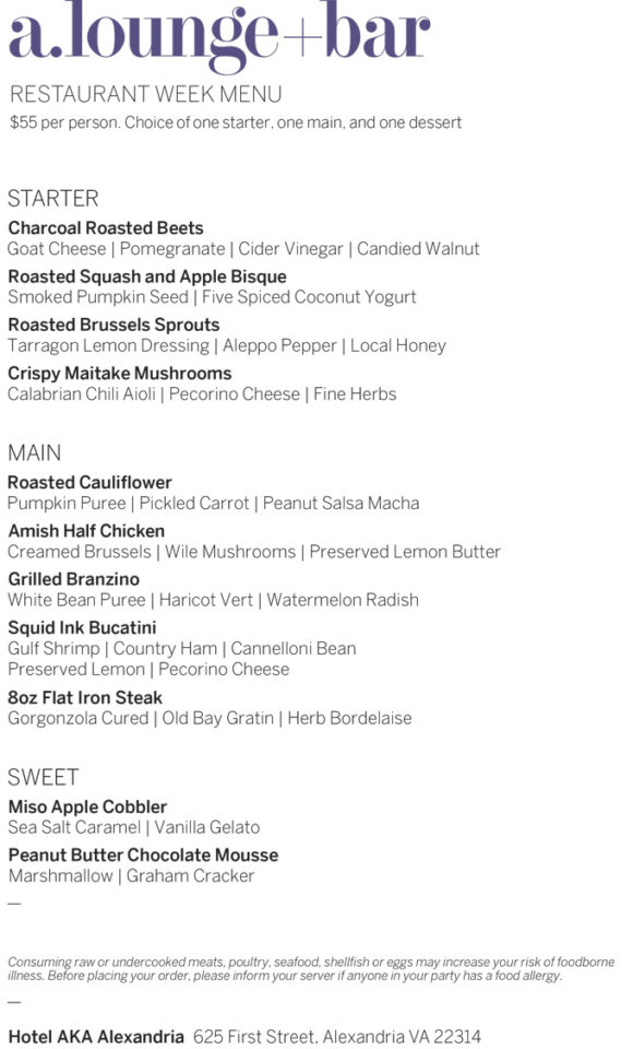 Metropolitan Washington Restaurant Week Winter 2025: Menus, Dates