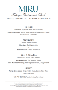 Chicago Restaurant Week 2025: Menus, Dates, Highlights - Foodgressing