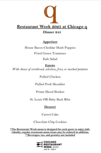 Chicago Restaurant Week 2025: Menus, Dates, Highlights - Foodgressing