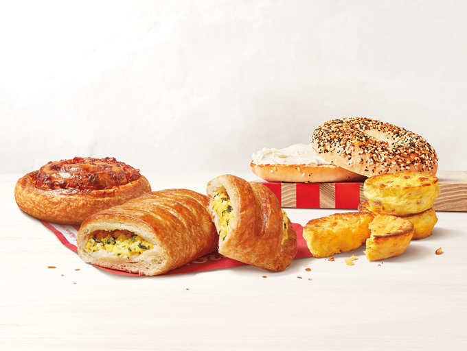 Tim Hortons NEW TimSelects Item: Spinach & Feta Savoury Egg Pastry