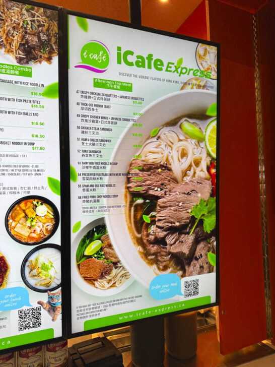 iCafe Express Opens at City Square, Vancouver: Menu, Review - Foodgressing