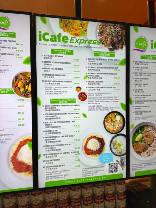 iCafe Express Opens at City Square, Vancouver: Menu, Review - Foodgressing