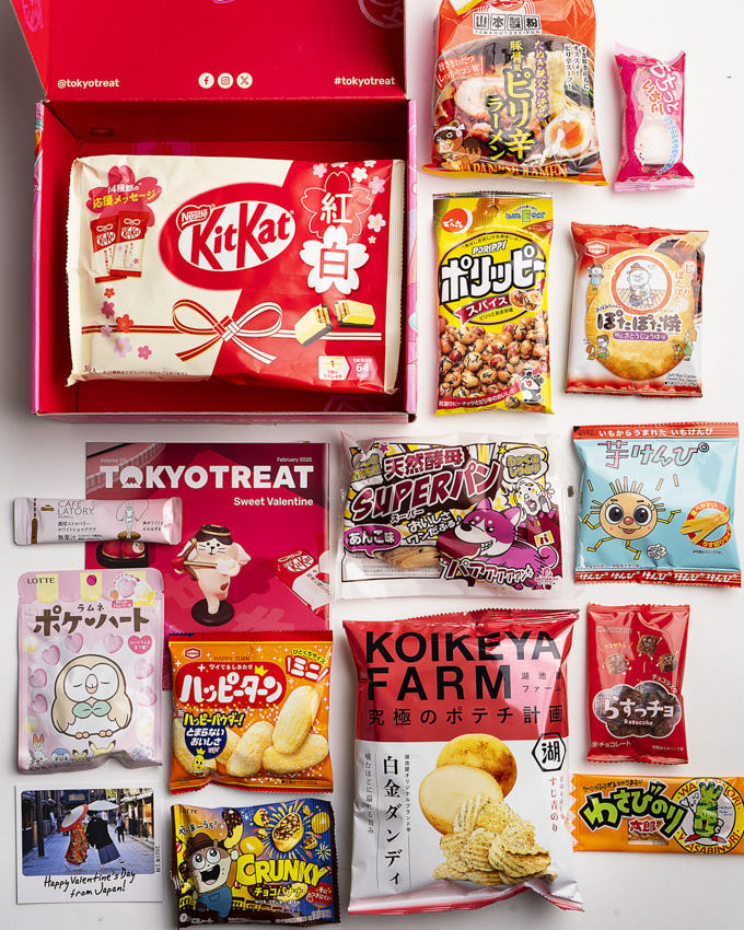 Tokyo Treat Sweet Valentine Box February 2025 - Foodgressing