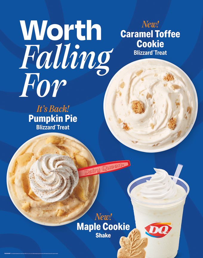 DQ Canada Drops Pumpkin Pie Blizzard & New Fall Treats