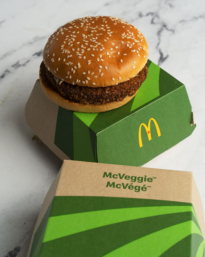 McDonald’s Canada Launches McVeggie Sandwich - Foodgressing