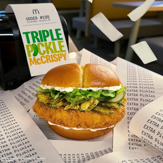 McDonald’s Canada NEW Triple Pickle McCrispy & Creamy Dill Dip