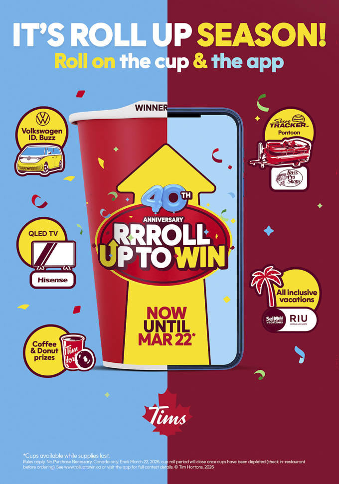 Roll Up to Win 2026 Tim Hortons Canada: Prizes, Dates, Rules